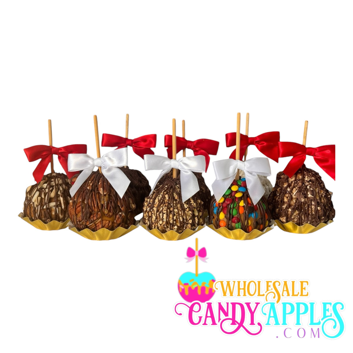 Large Gourmet Milk Chocolate Caramel Apple with Coconut ...