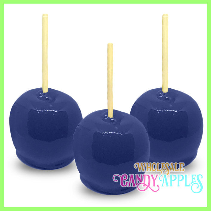 DIY Apple Kit-Navy Blue Plain Candy Apple- $20.00 each ...