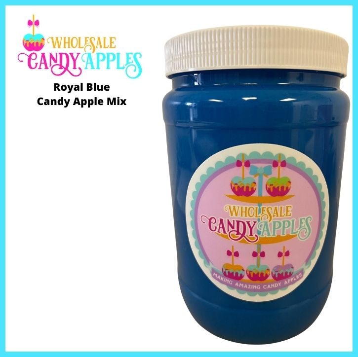 "JUST MIX"-Royal Blue Plain Candy Apple- $15.00 each ...